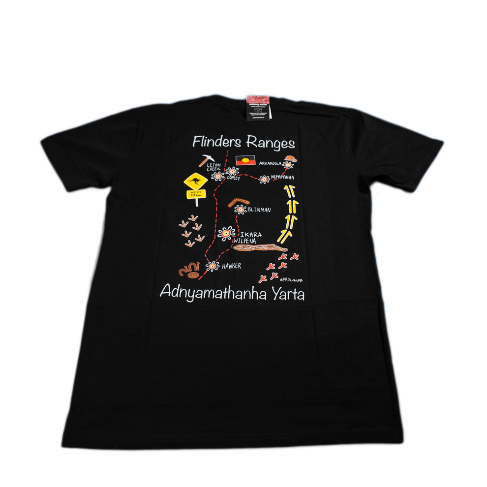Adnyamathanha Yarta Map T-shirt – Mardlaapa Designs